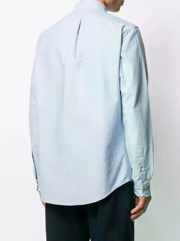 Polo Ralph Lauren Logo Long-sleeve Shirt - Blue