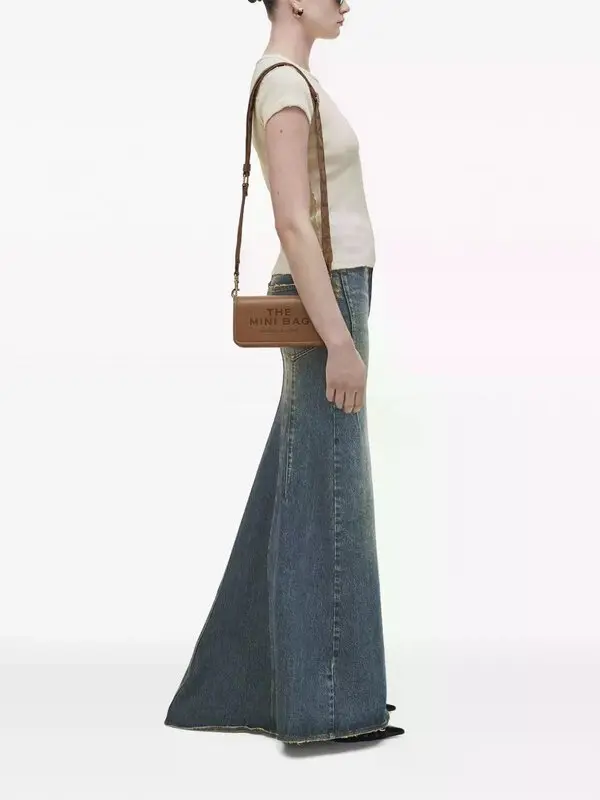 Marc Jacobs Mini Leather Crossbody Bag - Brown