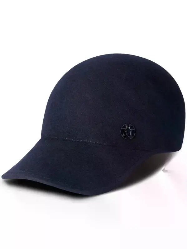 MAISON MICHEL Tiger Wool Cap - Blue