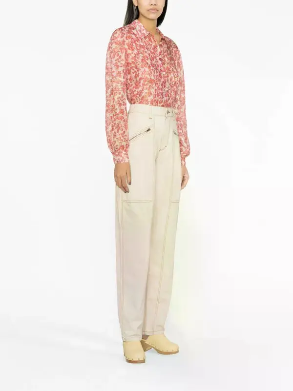 Isabel Marant Étoile Fanny Straight-leg Cargo Trousers
