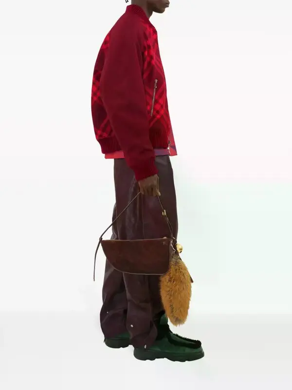 Burberry Reversible Check-print Bomber Jacket - Red