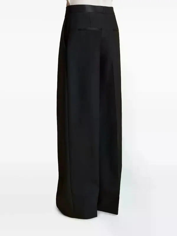 Khaite Marine Wide-leg Trousers - Black