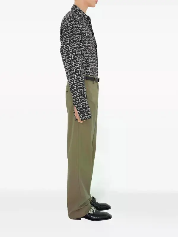 Burberry Straight-leg Cotton Trousers
