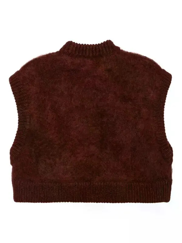 ENFOLD Cropped Knitted Vest