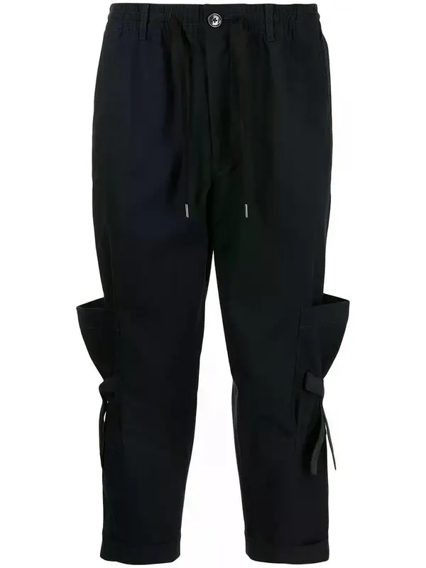 PORTS V Cropped Drawstring Trousers