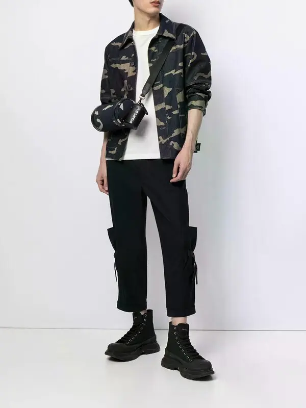 PORTS V Cropped Drawstring Trousers