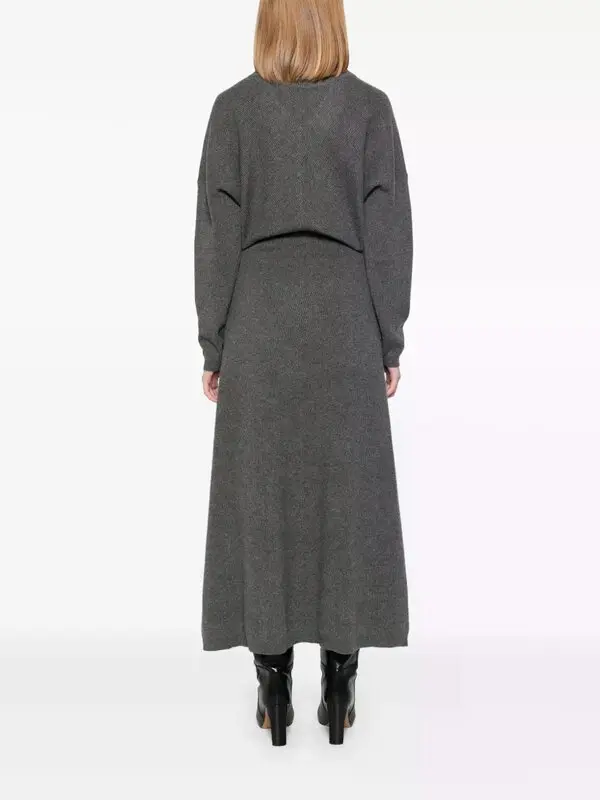 Brunello Cucinelli Ribbed-knit Maxi Dress