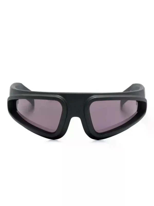 Rick Owens Biker-frame Sunglasses - Black