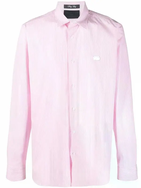 Philipp Plein Skull-print Striped Shirt