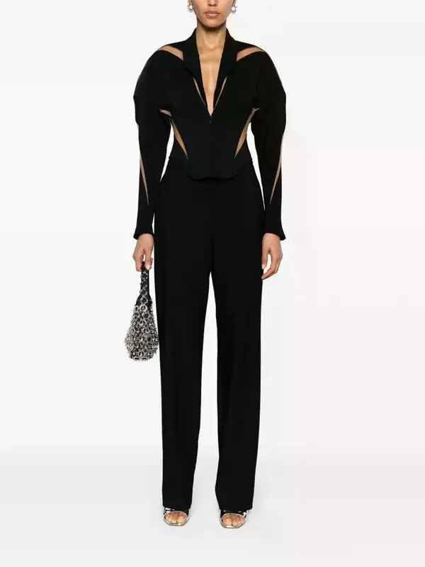 MUGLER Spiral Illusion Corset Jacket
