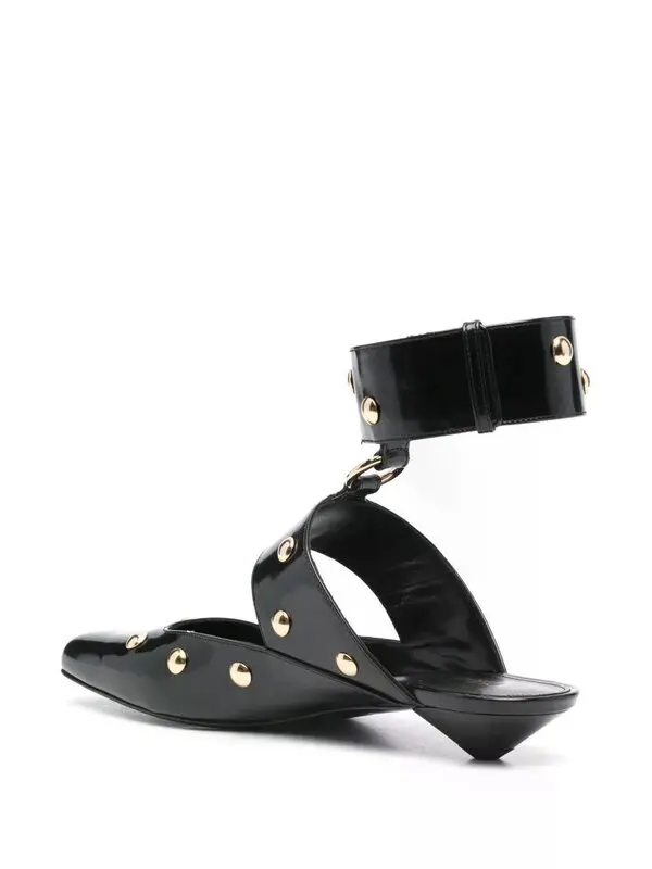 Chloé Jade Leather Sandals - Black