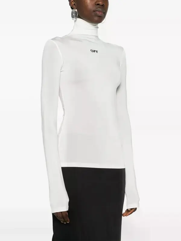 Off-White Logo-print Second-skin Top
