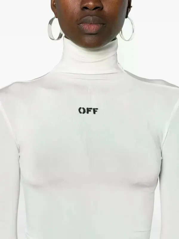 Off-White Logo-print Second-skin Top