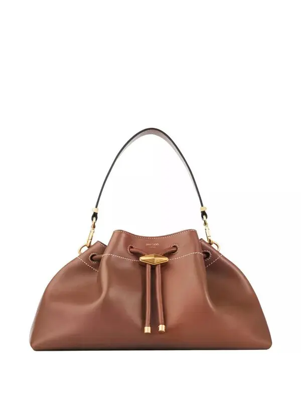 JIMMY CHOO Cinch Medium Shoulder Bag - Brown
