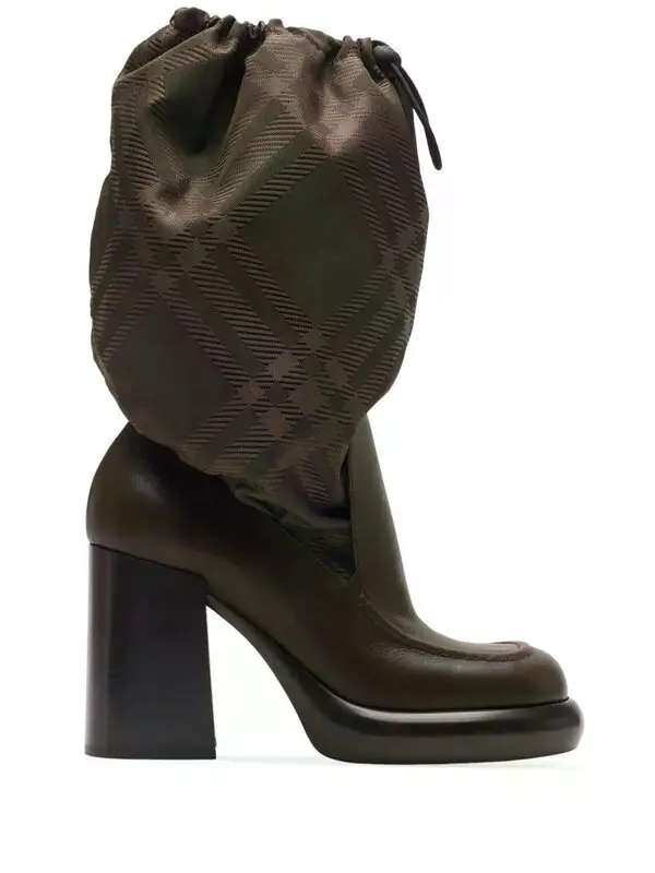 Burberry Mid-calf Block Heel Boots