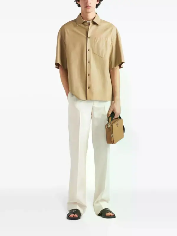 Prada Leather Shirt