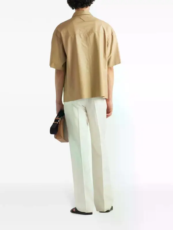 Prada Leather Shirt