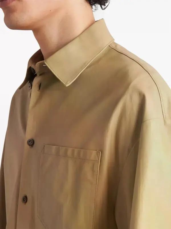 Prada Leather Shirt