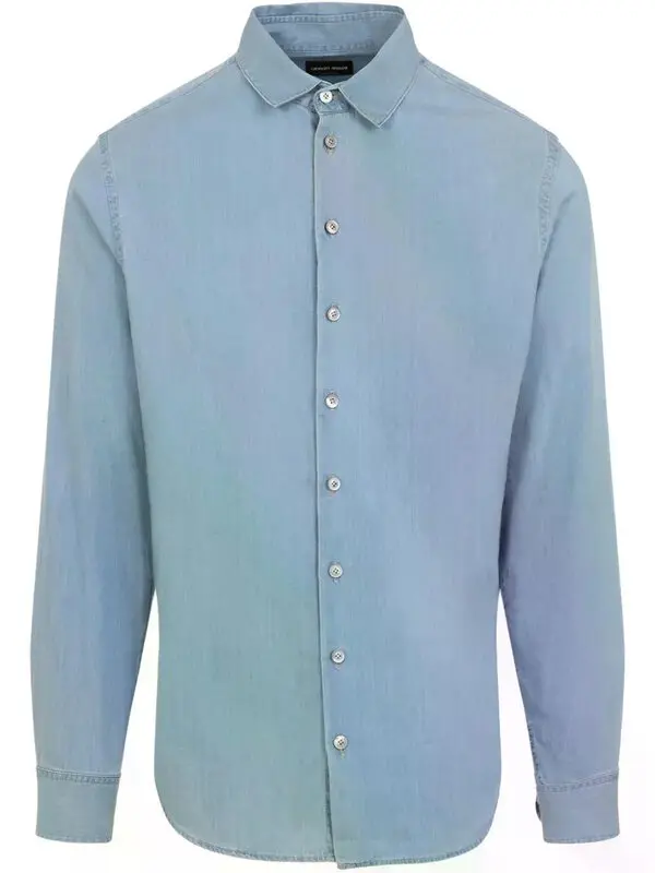 Giorgio Armani Cotton Shirt - Blue