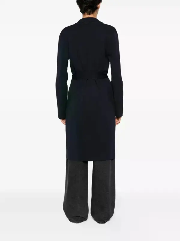 P.a.r.o.s.h Knitted Double-breasted Midi Coat
