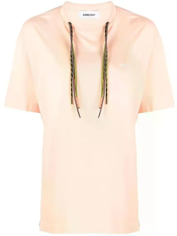 AMBUSH Multi-cord Logo-print T-shirt - Orange