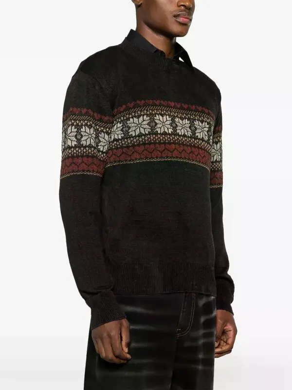 Our Legacy Patterned Intarsia-knit Jumper