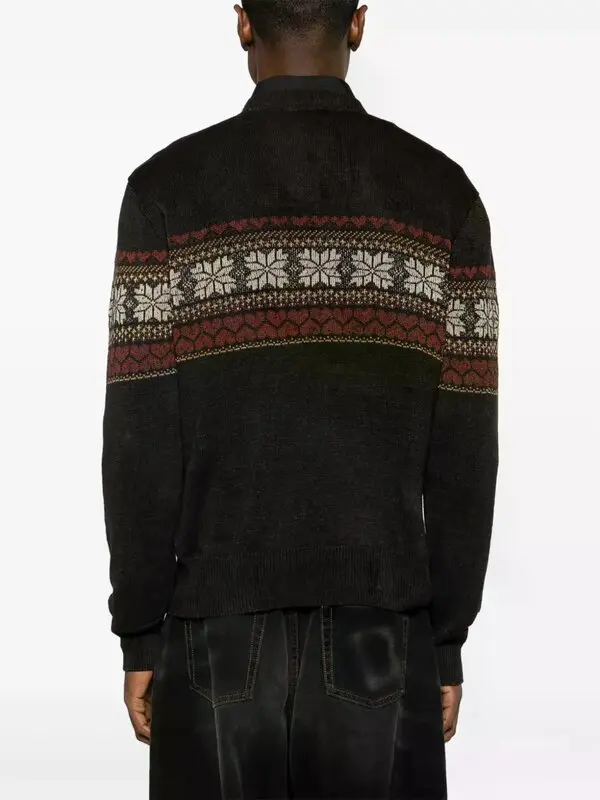Our Legacy Patterned Intarsia-knit Jumper