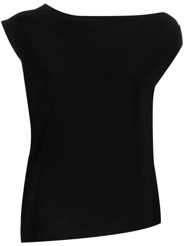 Norma Kamali Asymmetric Sleeveless Top