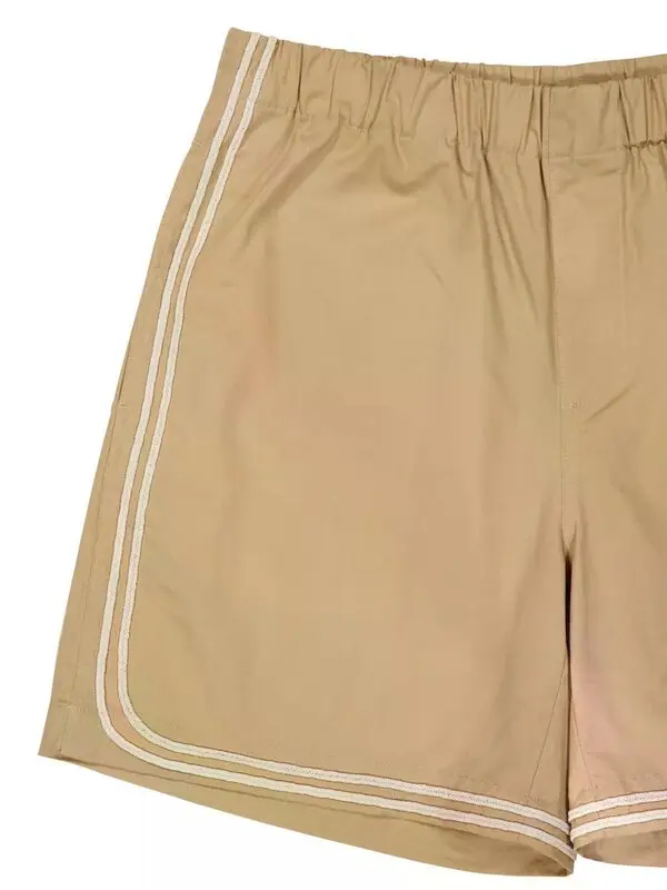 Commas Cotton Shorts - Neutrals