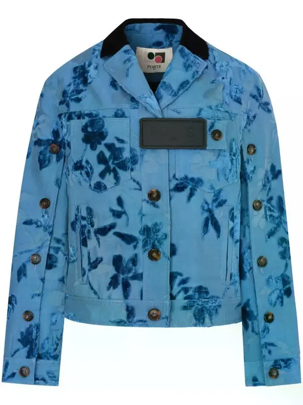 Ports 1961 Jacquard Jacket - Blue