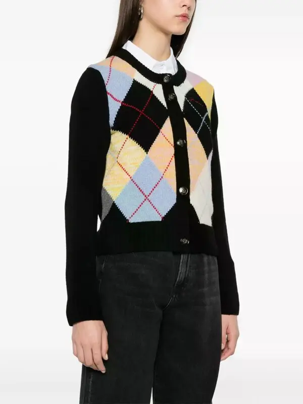 GANNI Argyle Cardigan