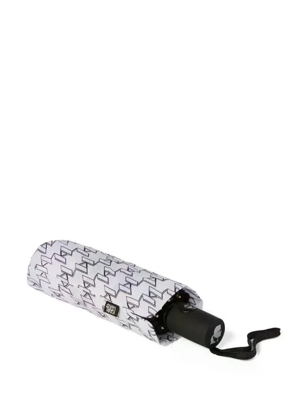 Karl Lagerfeld Transparent Umbrella With Logo Trim