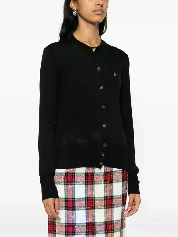 VIVIENNE WESTWOOD Orb Embroidered Cardigan
