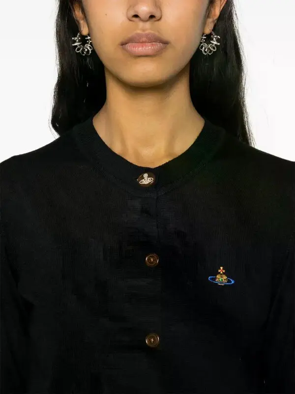 VIVIENNE WESTWOOD Orb Embroidered Cardigan