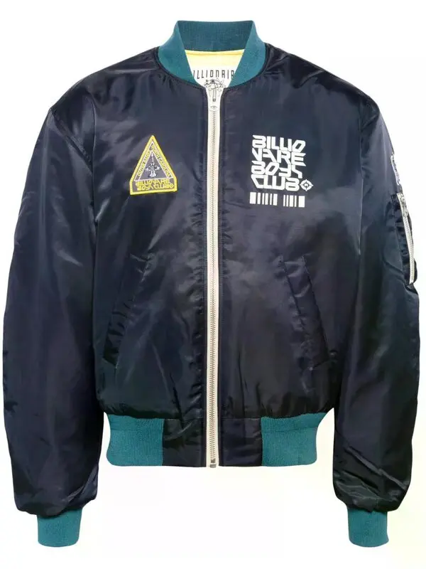 BILLIONAIRE BOYS CLUB Outerbanks Bomber Jacket - Blue