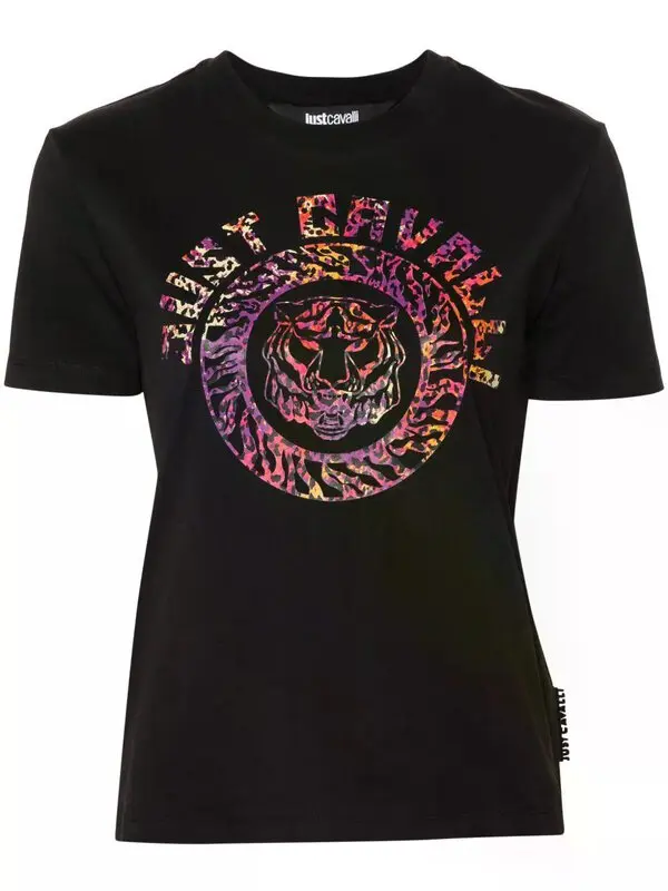 Just Cavalli Logo-print Cotton T-shirt