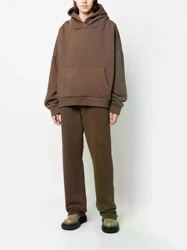 ENTIRE STUDIOS Drop-shoulder Cotton Hoodie - Brown