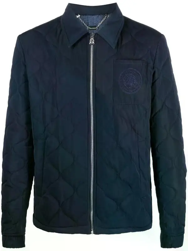 BILLIONAIRE Embroidered Quilted Windbreaker