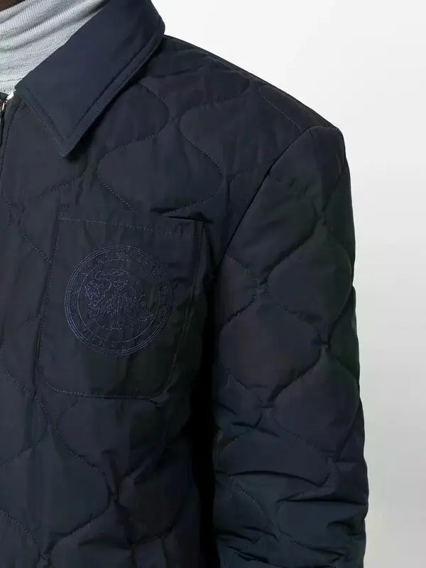 BILLIONAIRE Embroidered Quilted Windbreaker