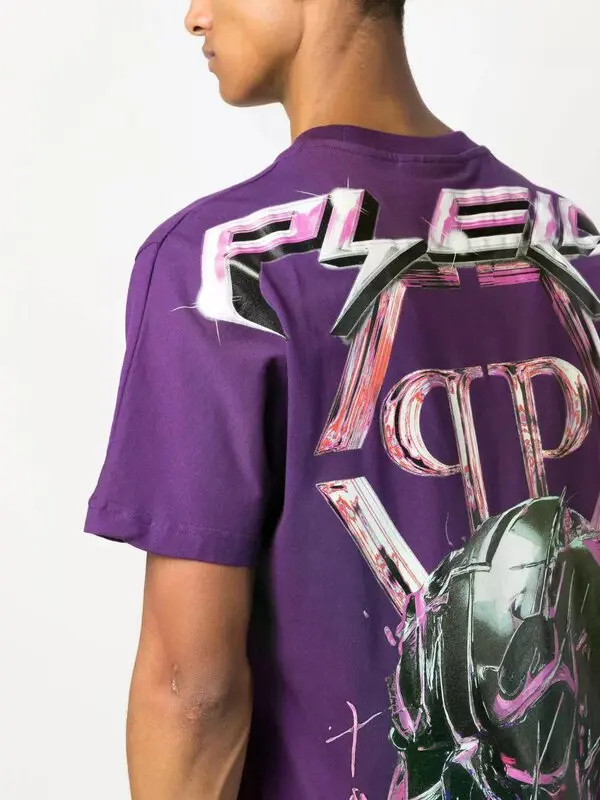 Philipp Plein Chrome Logo-print T-shirt
