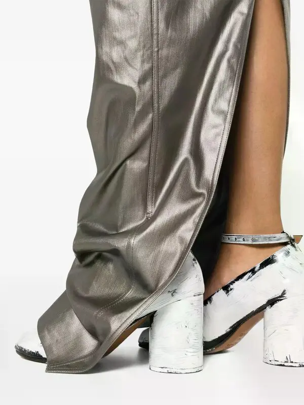 Rick Owens Coated Strapless Bustier Gown - Grey