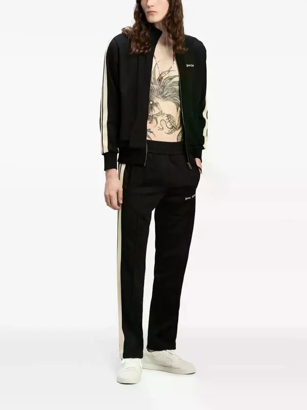 Palm Angels Logo-embroidered Zip-up Jacket