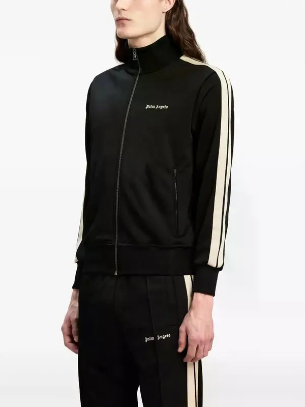 Palm Angels Logo-embroidered Zip-up Jacket
