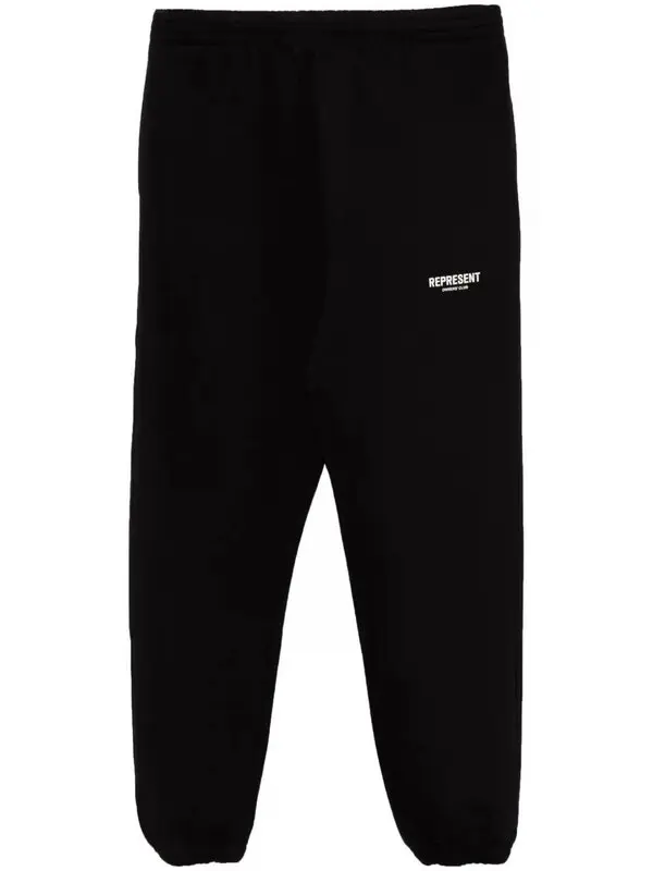 REPRESENT Washed Jogging Trousers - Black
