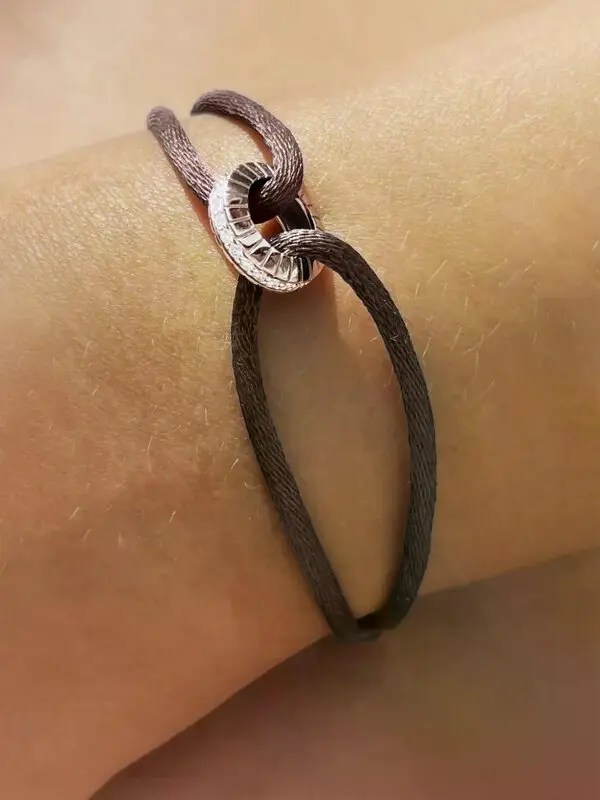 LOEV 14kt Rose Gold Pavé Diamond Eternity Bracelet