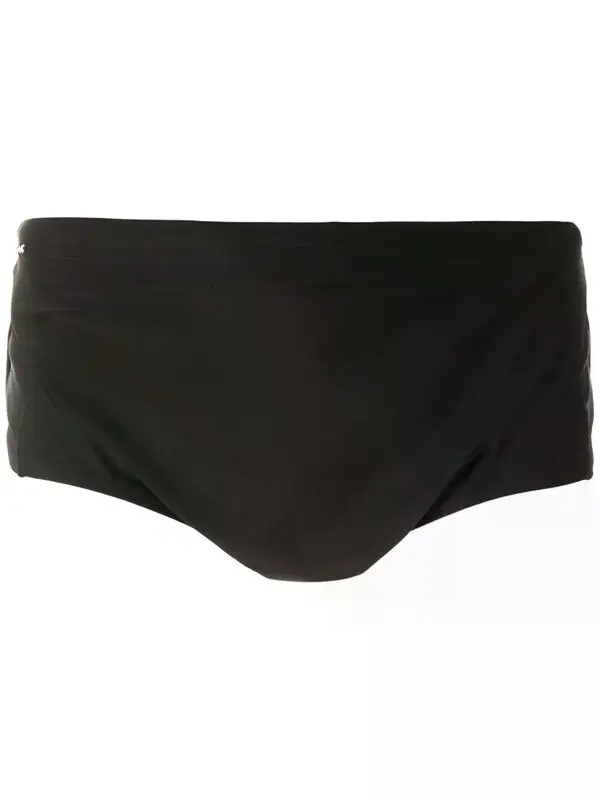 AMIR SLAMA Panelled Trunks - Black