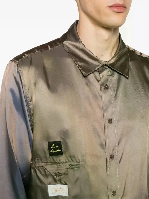 Martine Rose Logo-appliqué Shirt