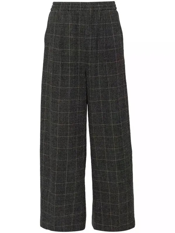 JUUN.J Checked Straight Trousers