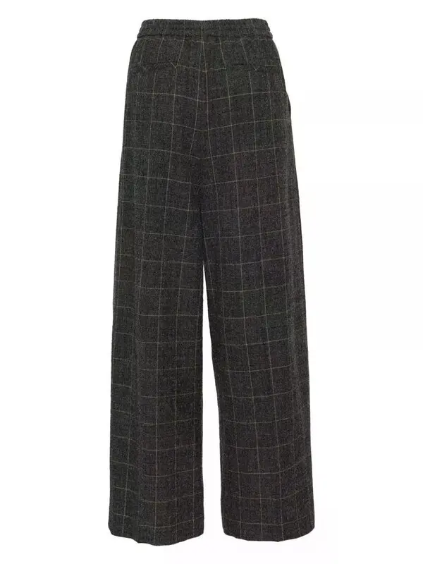 JUUN.J Checked Straight Trousers