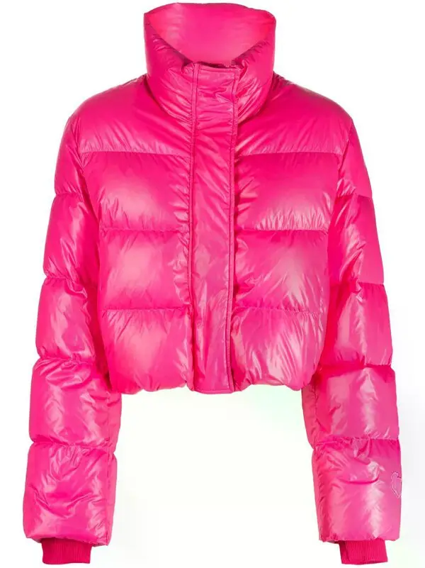 JUUN.J Quilted Cropped Puffer Jacket